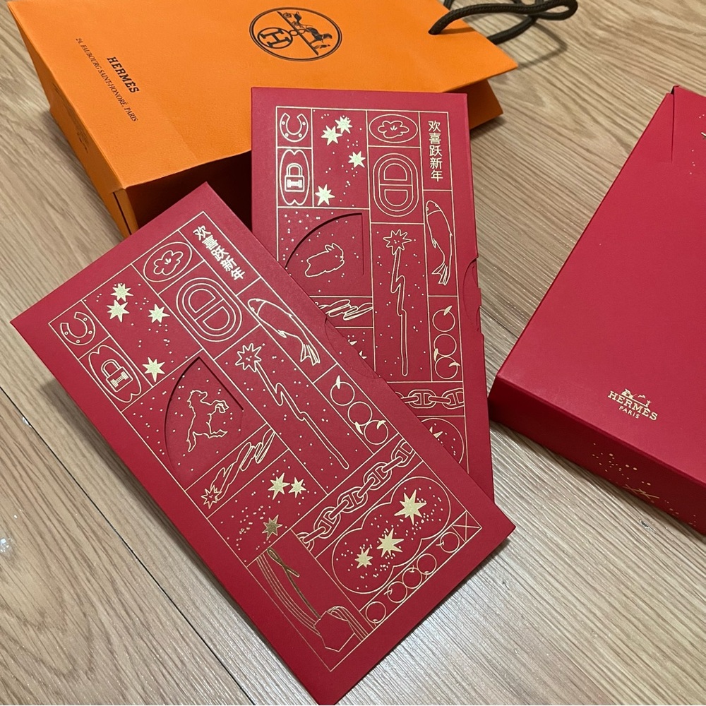Hermes Lunar New Year 2023 Red Envelopes - Gem